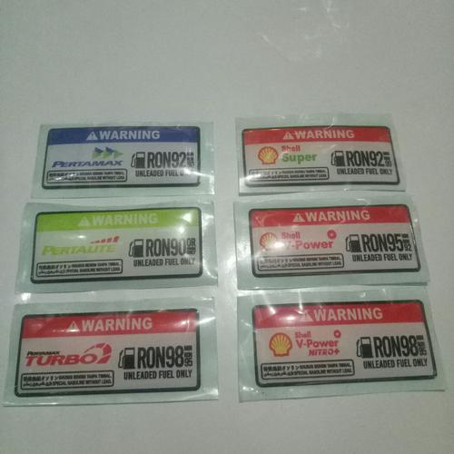 Jual Stiker Timbul Warning Pertamax, Pertalite & Shell - Shell Nitro ...