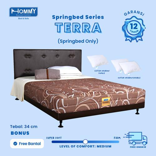 Jual Kasur HOMMY Spring Bed Type COMPACT BED TERRA (Tebal Divan Bed 34 ...