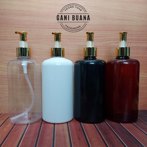 Jual BOTOL PUMP 500ML NECK 28 VARIAN WARNA TUTUP PUMP CLIP GOLD/BOTOL SABUN - Bening - Kota ...