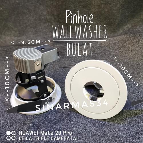 Jual Rumah Lampu Downlight Pinhole LED Wallwasher Oval Spotlight MR16 ...