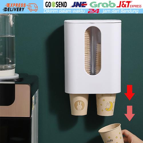 Jual Tempat Gelas Disposable Gelas Kertas Dispenser Anti Dust Cup ...