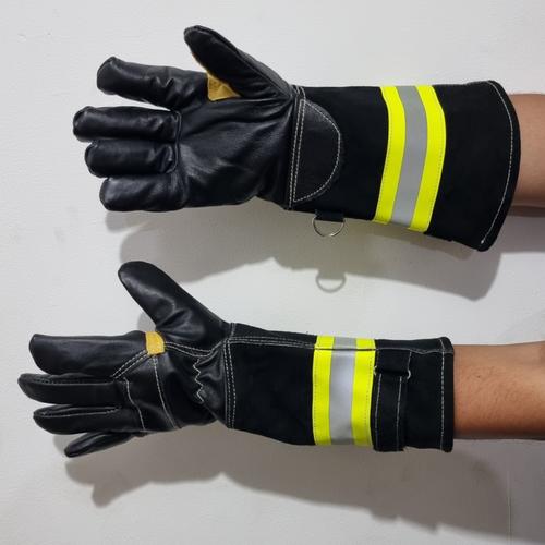 Jual Long Leather Fireman Gloves / Sarung Tangan Pemadam Kulit Panjang Mura - Jakarta Barat ...
