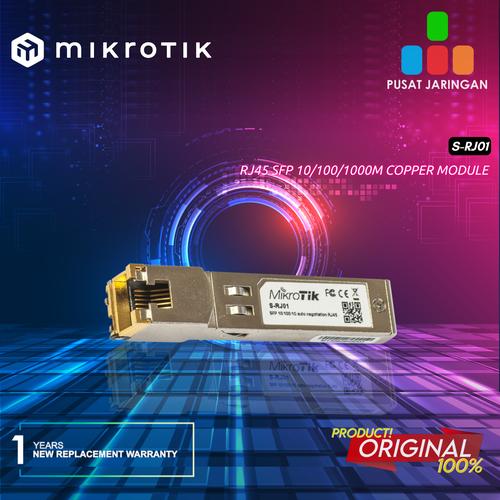 Jual MIKROTIK S-RJ01 RJ45 SFP 10/100/1000M copper module - Jakarta ...