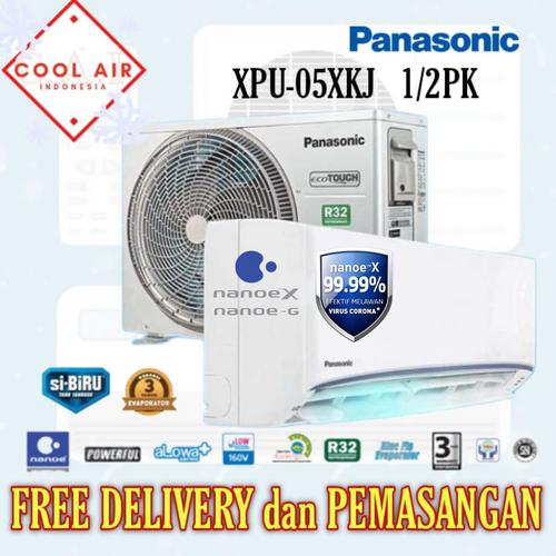 Jual Ac Panasonic Split 1/2 PK Nanoe Inverter XPU-05 - UNIT ONLY ...
