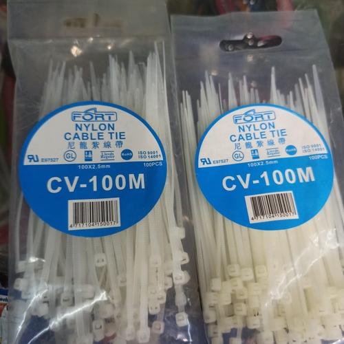 Jual Kabel Ties Fort 100S 100 x 2.5mm Cable Tie panjang 10cm Hitam ...