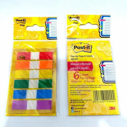 Jual Post-it Pop Up Flags 6 Colors Penanda Informasi File Dokumen - 8 ...