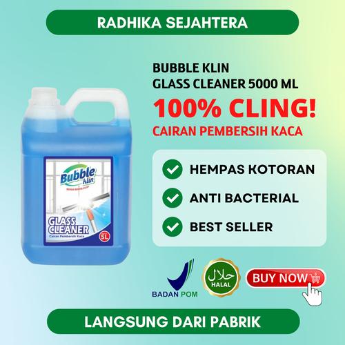 Jual Pembersih Kaca Premium Cairan Serbaguna Glass Cleaner Cling 5 ...