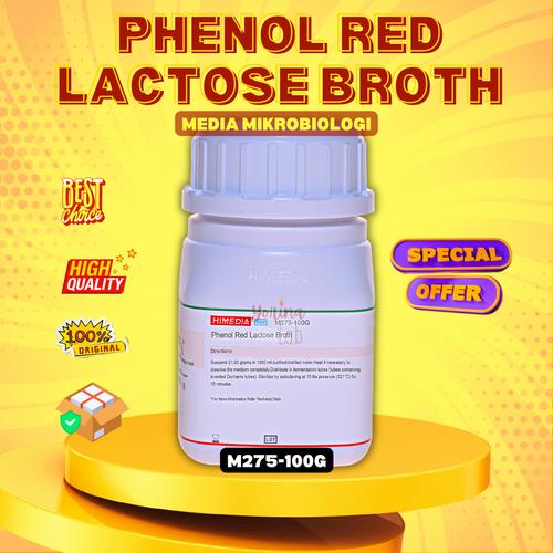 Jual phenol red lactose broth, media mikrobiologi, 100gr - Kab. Bogor ...