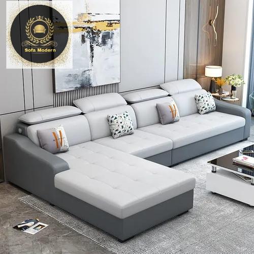 Jual Sofa L Shape Minimalis Ruang Tamu Super Nyaman Model Terbaru ...