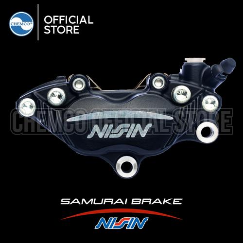 Jual Caliper Kaliper 4 Piston Nissin Samurai Brake PNP Ninja 150 RR - Black Matte, Standard ...