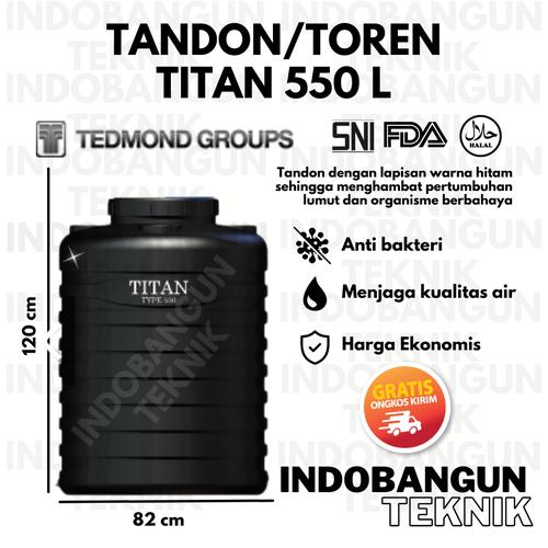 Jual Toren Tangki Tandon Air Grand Titan 500 Liter Tedmond Kuat Tahan ...