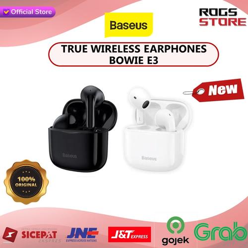 Jual BASEUS TRUE WIRELESS EARPHONES BOWIE E3 TWS Earbuds - BLACK ...