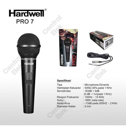 Jual microphone mic kabel hardwell pro7 / pro 7 original garansi resmi ...