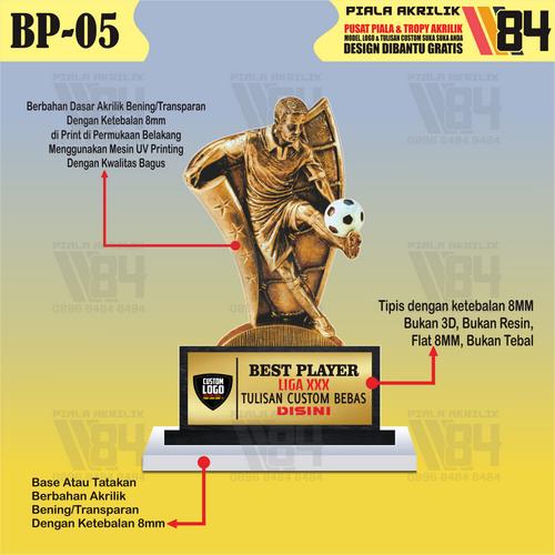 Jual PIALA BEST PLAYER, PIALA PEMAIN TERBAIK, TROPY BEST PLAYER TROPI ...