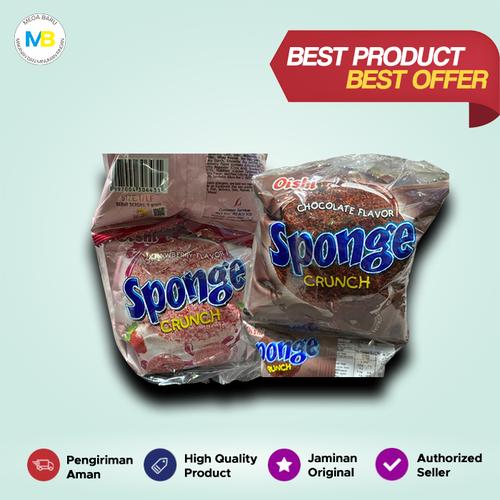 Jual Oishi Sponge Crunch 20 x 9 gr - Strawberry, 1 pak - Kab. Bogor - Toko Mega Baru Snack ...