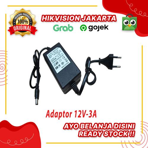 Jual Adaptor 12V-3A for CCTV - DVR - Jakarta Pusat - Hikvision Jakarta ...