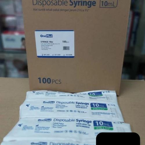 Jual Syringe spoit 10cc 10ml onemed satuan pcs - Kota Makassar - Wahid ...