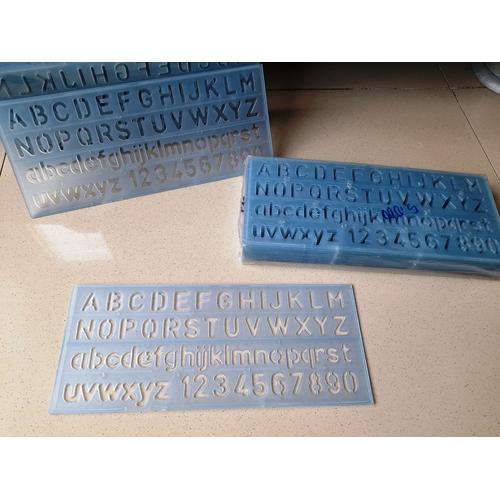 Jual Penggaris Huruf Angka 27.5x11cm Abjad 2cm Sablon - Kota Depok ...