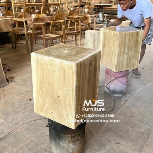 Jual Kayu Balok Box Kotak Stool Trembesi Solid - Kab. Jepara - MJS ...