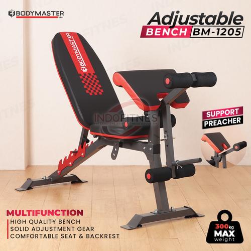 Promo BODYMASTER Adjustable Bench BM-1205HE - Bangku Kursi Sit up Gym ...