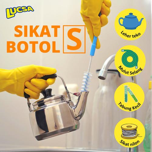 Promo LUCSA SIKAT BOTOL (S) LEHER TEKO SELANG TABUNG KECIL NILON LR-120 ...