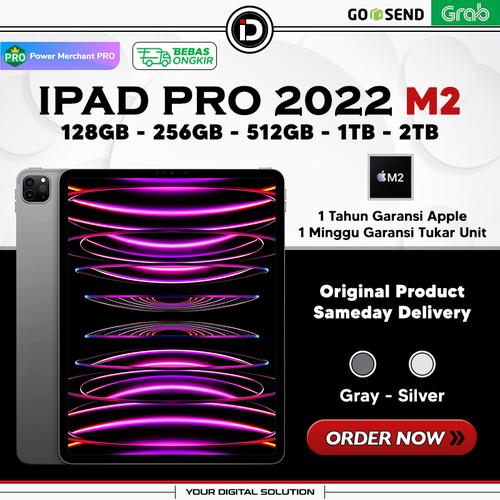 Jual Apple iPad Pro M2 Chip 2022 12.9" 128GB 256GB 512GB 1TB 2TB WIFI CELL - GRAY WIFI, 256GB ...