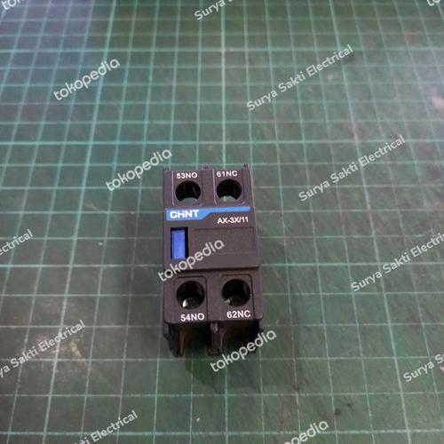 Jual Chint F4-11 Auxiliary Block Contact AC Contactor Kontaktor 1NO 1NC - Jakarta Pusat - Surya ...