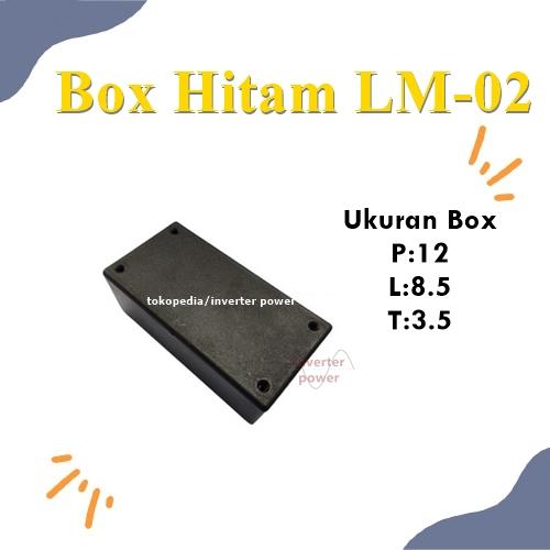 Jual BOX HITAM LM-02 KOTAK PROJEK ARDUINO 12x8.5x5.2cm BOX ...