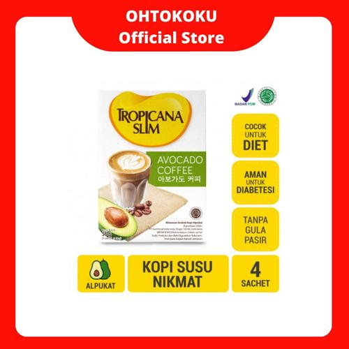 Jual TROPICANA SLIM AVOCADO COFFEE 4 SACHET - avocado coffee - Kota ...