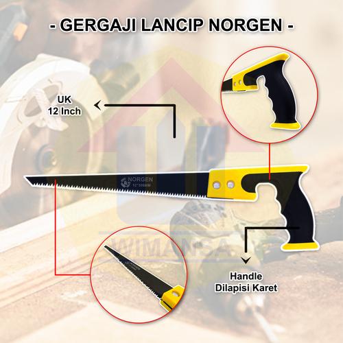 Jual GERGAJI LANCIP 12 INCH NORGEN - GERGAJI RUNCING GAGANG KARET - Kota Surabaya - wimansatools ...