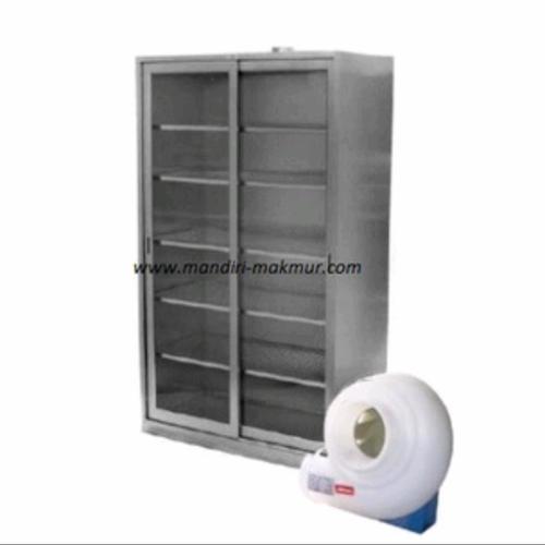 Jual Lemari Penyimpanan Stainless Steel 304 Berblower + Pintu Kaca ...