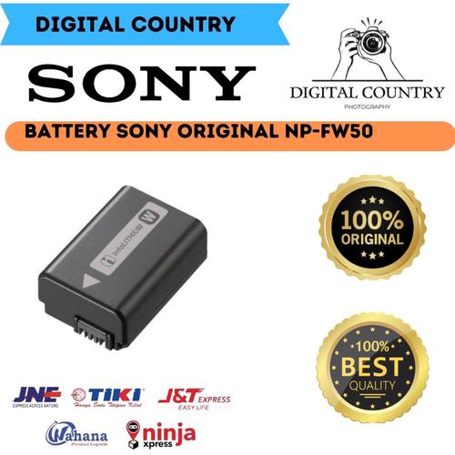 Jual BATTERY SONY NP-FW50 - BATERAI SONY NP-FW50 ORIGINAL - PACKING ...
