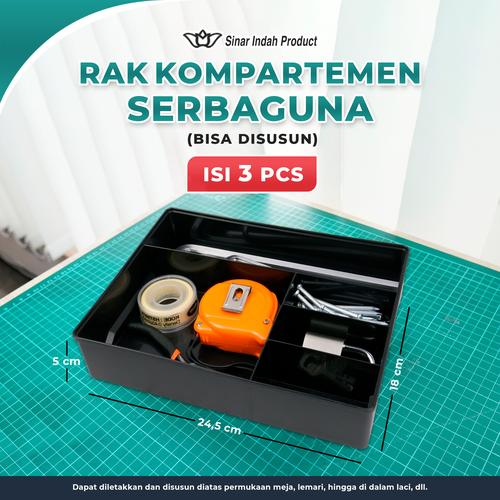 Jual Laci Drawer Plastik KOMPARTEMEN dapur kosmetik toolset stationary ...