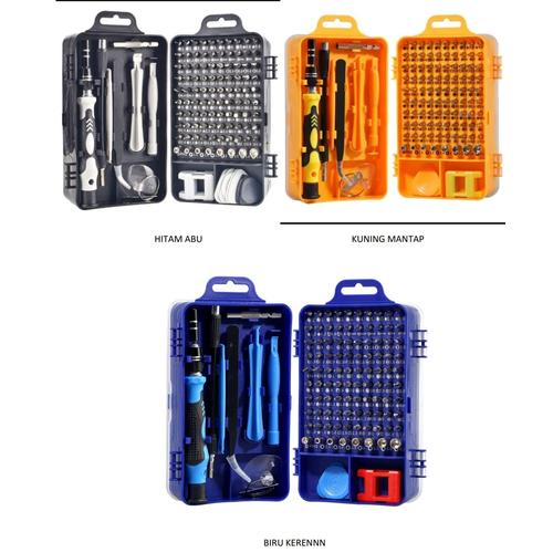 Jual Obeng Hp full set 115 in 1 Set Alat Service Reparasi HP - Set 8 berwarna - Jakarta Pusat ...
