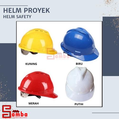 Jual HELM PROYEK | SAFETY HELMET - Biru - Kota Tangerang Selatan ...