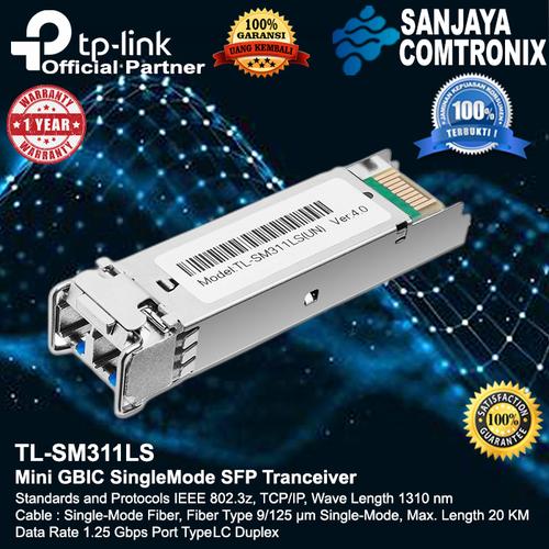 Jual TP-LINK TL-SM311LS Single-mode MiniGBIC module - Jakarta Pusat ...