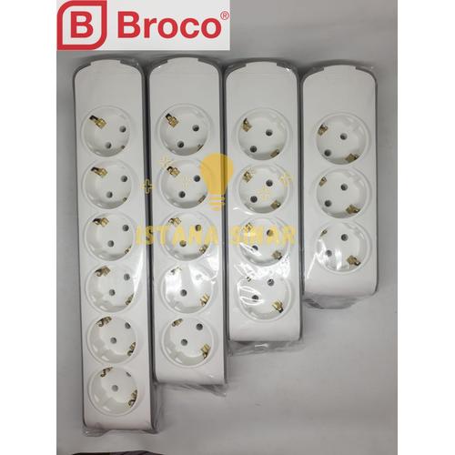 Jual STOP KONTAK BROCO 3 4 5 6 LUBANG / TERMINAL / COLOKAN LISTRIK ...