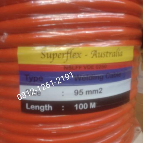 Jual Welding Cable 95mm x 100meter Orange - Kabel Las Copper 100% Superflex - Biru - Jakarta ...