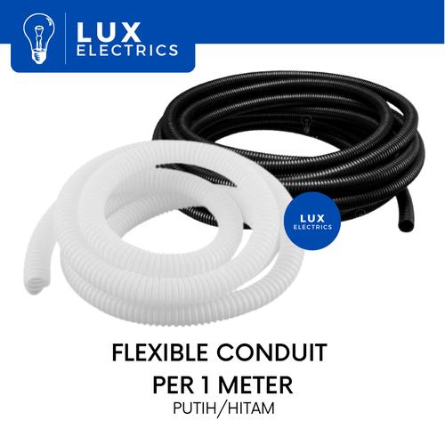 Jual Flexible Conduit 20mm per 1 meter Putih/Hitam/Fleksibel/20 mm ...