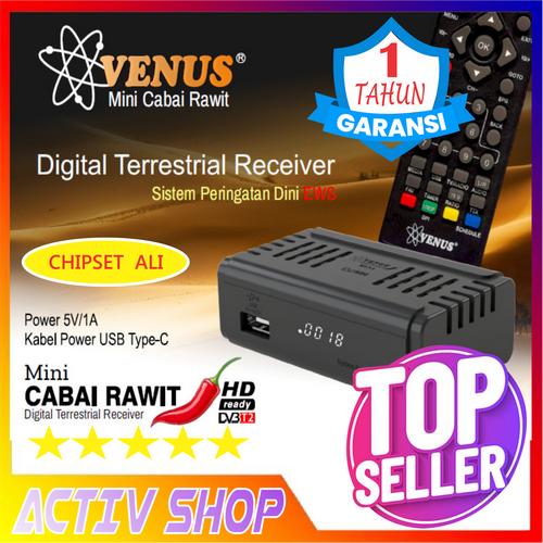 Jual VENUS CABAI RAWIT MINI SET TOP BOX TV DIGITAL GARANSI RESMI 1 ...