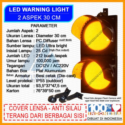 Jual Lampu Warning Light LED Traffic light 2 Aspek 30cm FREE ONGKIR ...
