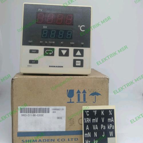 Jual temperature controller SHIMADEN SR63-211-90-0300C temperature - Jakarta Barat - ELEKTRIK ...