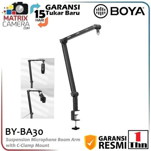 Promo Boya BY-BA30 Suspension Microphone Boom Arm with C-Clamp Mount Cicil 0% 3x - Jakarta Barat ...