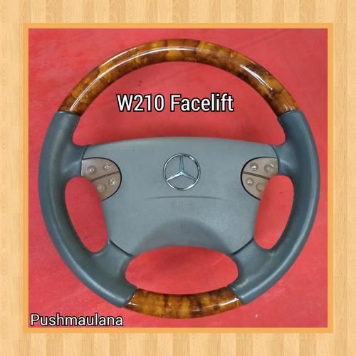Jual Setir Stir Mercy W210 Facelift Original Wood Leather - Kota ...