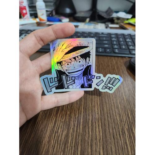 Jual Sticker Hologram Anime Besar - PSH1512 - One Piece - Luffy ...