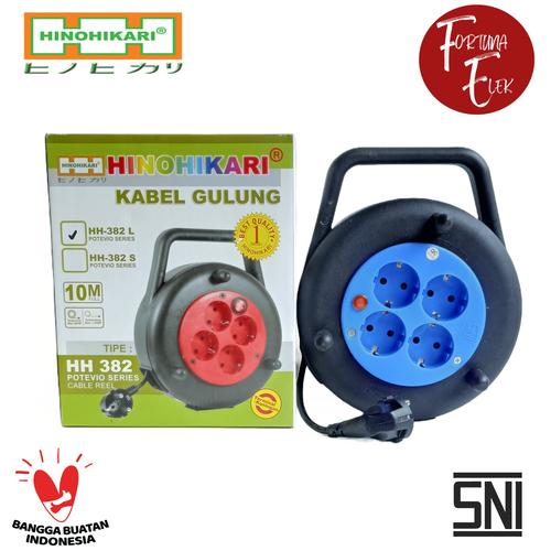 Jual HINOHIKARI Box Kabel Roll Gulung 10 Meter Lampu / Switch HH-382 SNI - Saklar / Switch ...