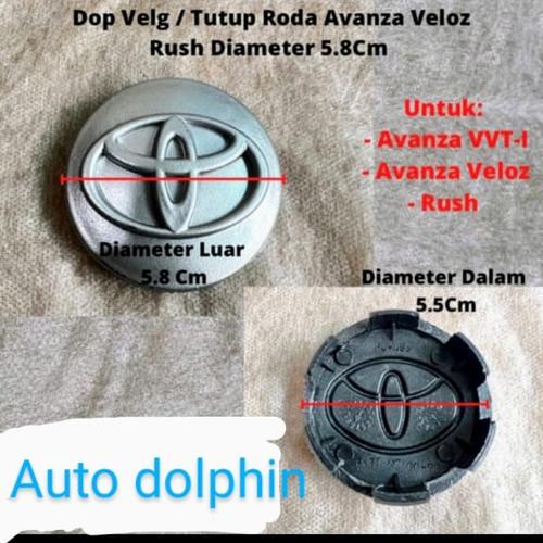 Jual dop roda Avanza rush Yaris Vios grand Avanza set asli original ...