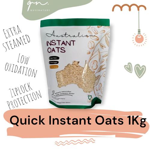 Jual Oats Australian Instants Oats instan Oat Menir Gandum Instan 1 kg ...