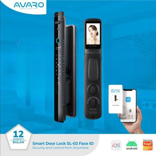 Jual AVARO Smart Door Lock SL02 Face ID Kunci Pintu Digital Smart Lock - Jakarta Selatan ...