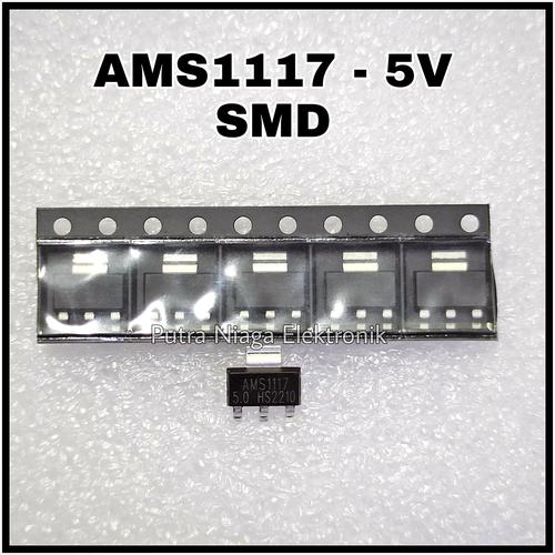 Jual AMS1117 5V SMD 1A 5Volt Regulator AMS1117-5V AMS 1117 - 5.0V ...